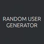 Automatically generate user data with Random User Generator