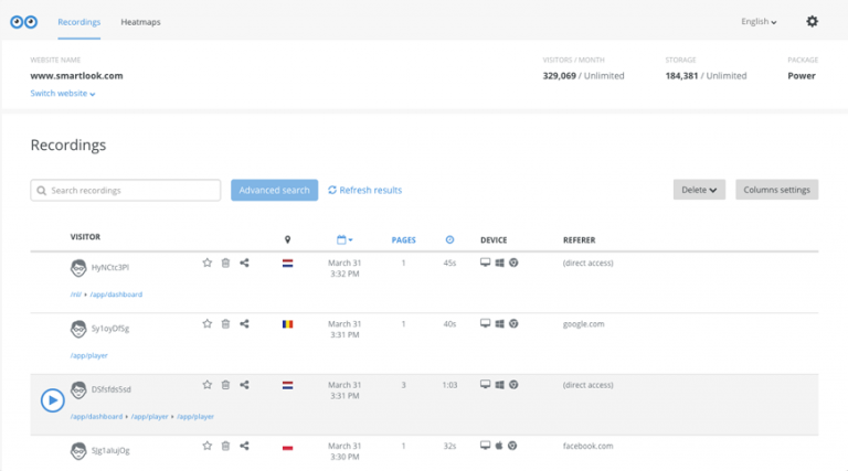 Get a peek at what customers do on your website with SmartLook