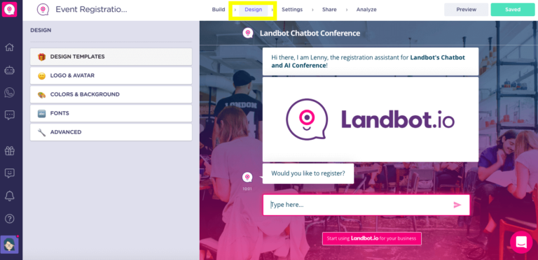 How to Create NLP Chatbots Using Dialogflow with Landbot