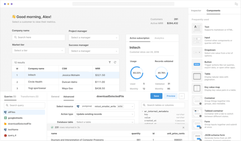 Retool – Your Handy Assistant for Application Building
