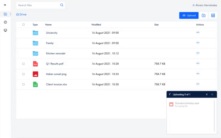 Internxt - a Secure Cloud Storage
