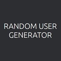 Random User Generator - generowanie zaślepek użytkowników